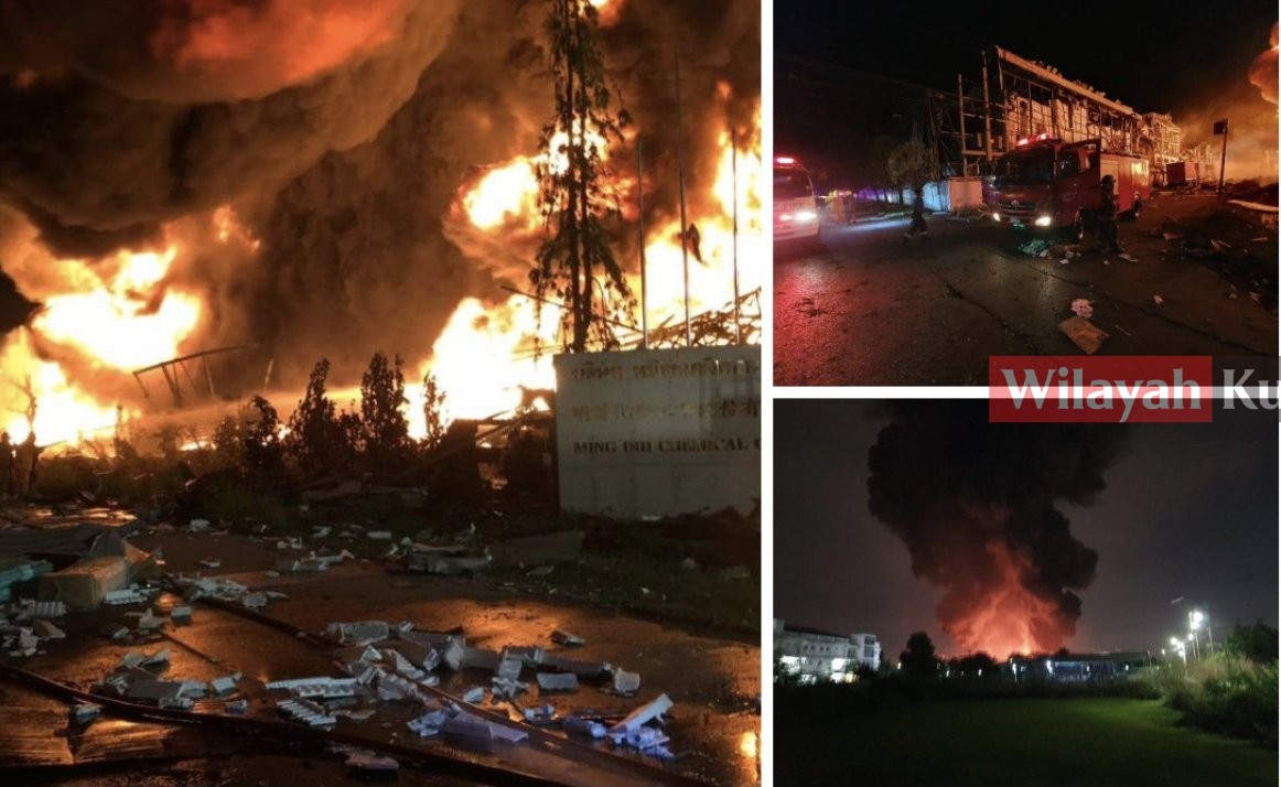 Insiden kilang meletup turut gegarkan lapangan terbang, hospital di ...