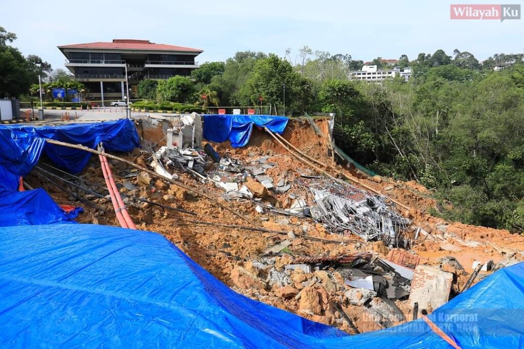 JKR kenal pasti tiga kaedah pulihkan laluan dan cerun runtuh | WilayahKu