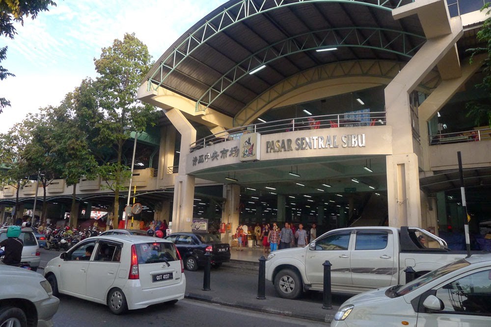 pasar sentral sibu | WilayahKu