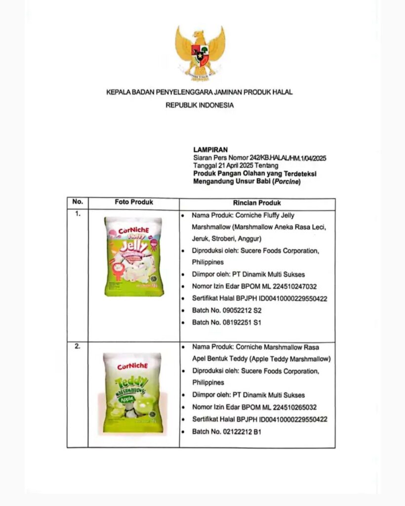 Produk disahkan ada DNA babi di Indonesia: JAKIM lakukan pemeriksaan ...